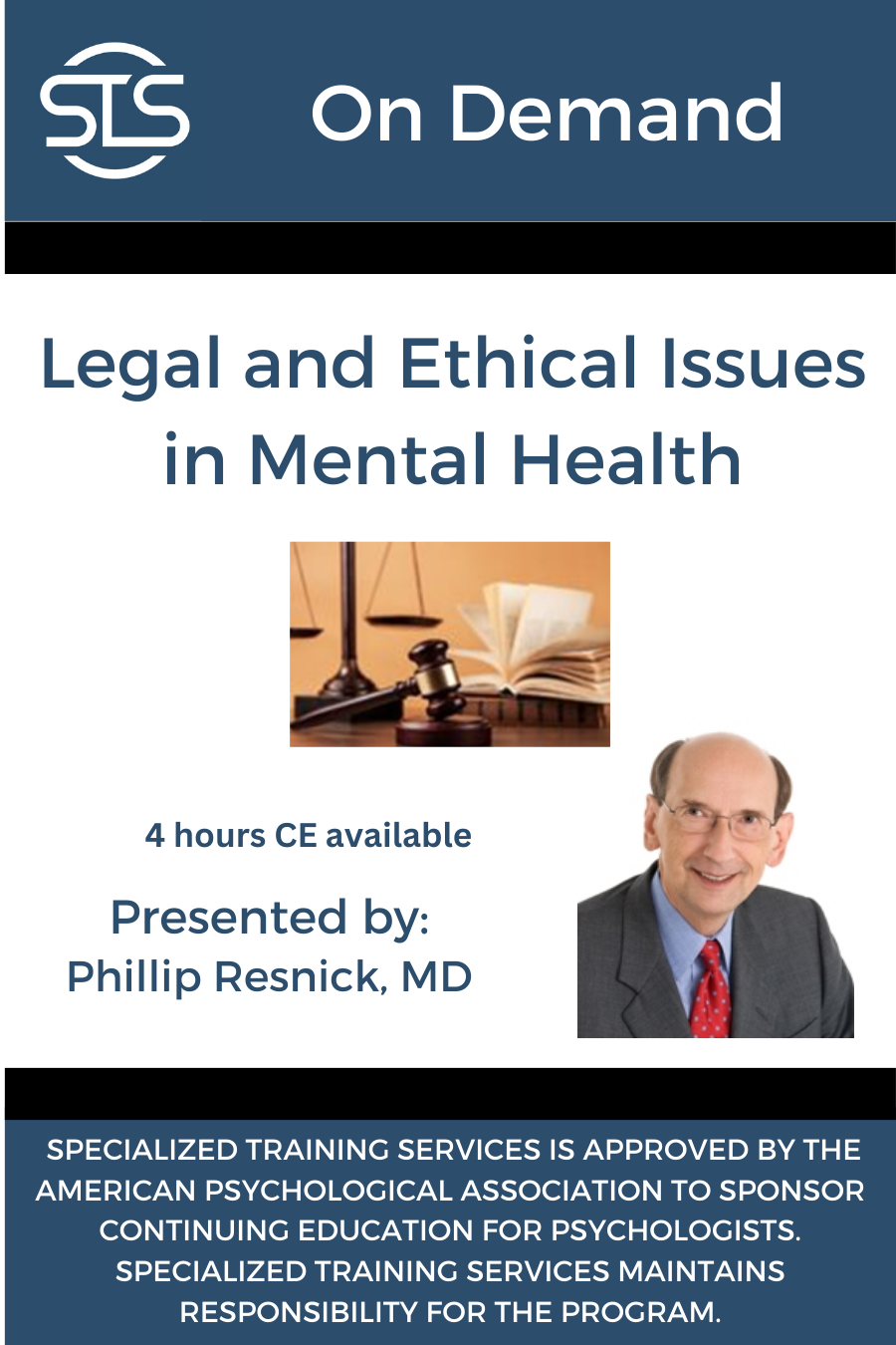 Legal and Ethical Issues in Mental Health - Specialized Training